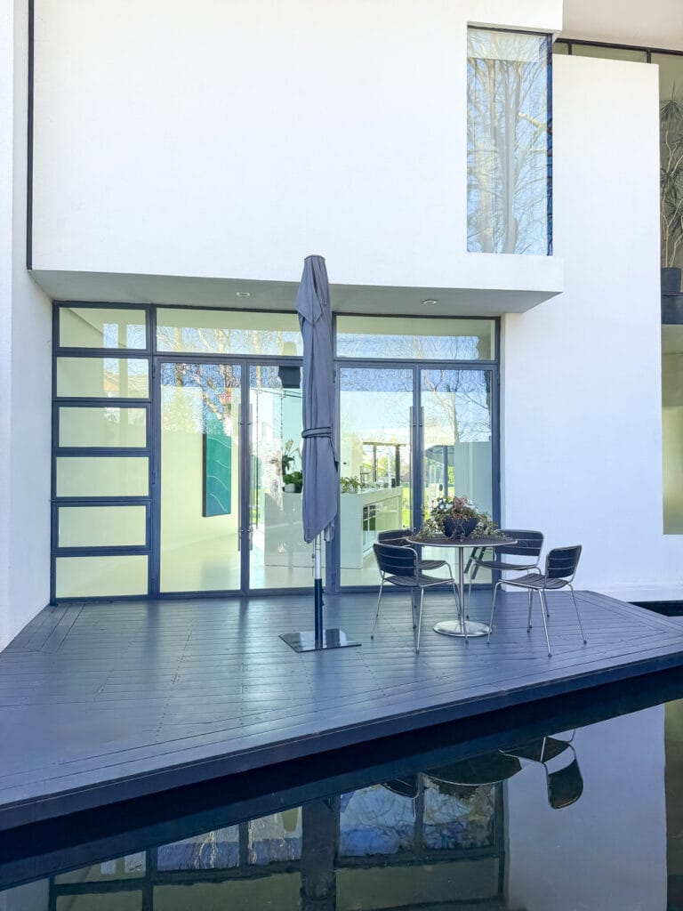 3m Square Cafe Series – Aluminium Parasol - Instashade