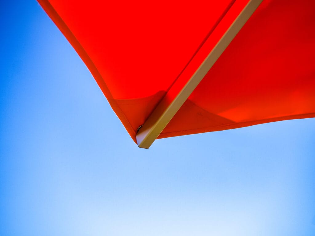 2m Square Cafe Series – Aluminium Parasol - Instashade